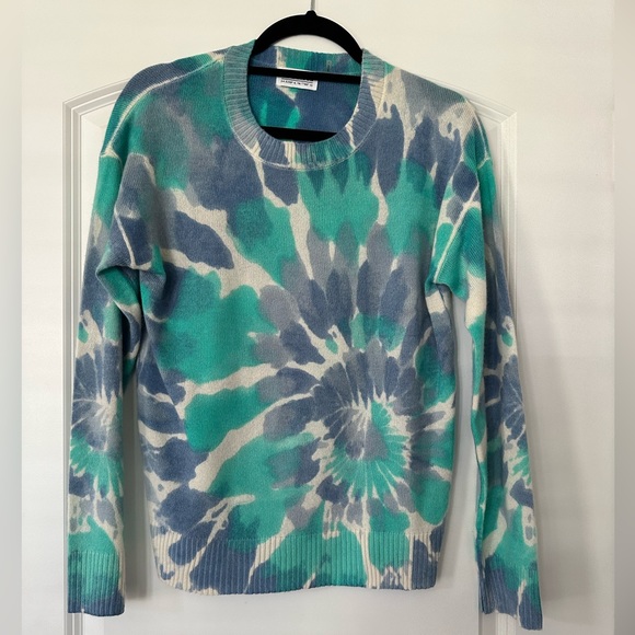 27 Miles Malibu | Sweaters | 27 Miles Malibu Blue Green White Tie Dye ...